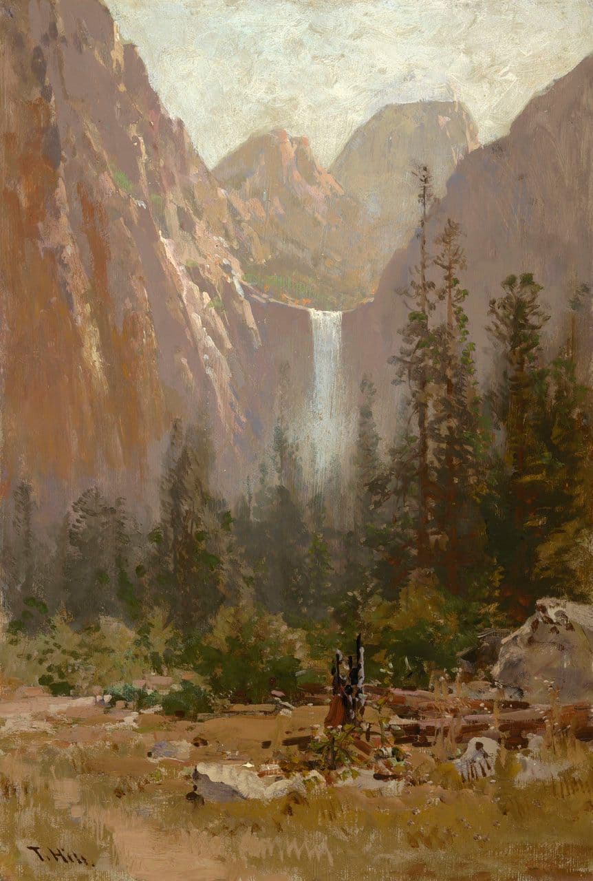 Crocker Art Museum - Art - Vernal Falls, Yosemite by Thomas Hill ...