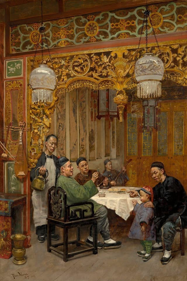 Crocker Art Museum - Art - Chinese Restaurant by Theodore Wores ...